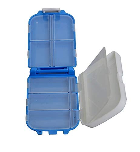 Sevia 8 Part Compartment Capsule Multipurpose Portable Plastic Mini ...