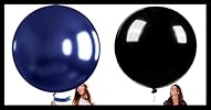 Amazon.com: PartyWoo Navy Blue Balloons 4 pcs 36 Inch Extra Large Big Jumbo Giant Matte Dark ...