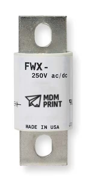Semiconductor Fuse, Fast Acting, 80 A, 250V AC, 250V DC, 3-1/8" L x 1-7 ...