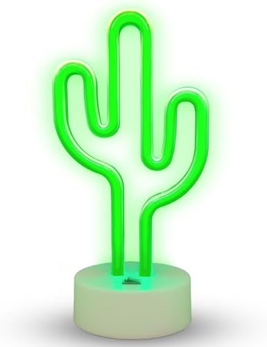 Amazon.com: YiaMia LED Night Light LED Cactus Light Table Lamp Light ...