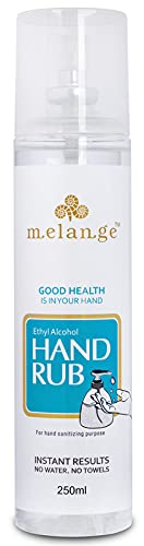 Melange Hand Rub Sanitizer-250 ml (pack of 6) : Amazon.in: Health ...