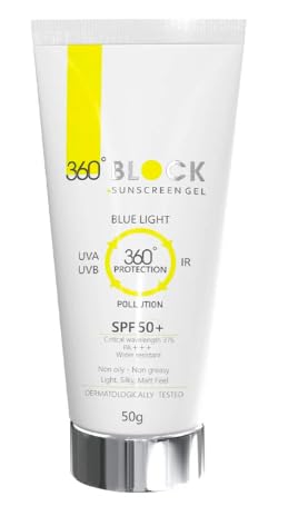 360 BLOCK SUNSCREEN GEL SPF 50+ (50gm) : Amazon.in: Beauty