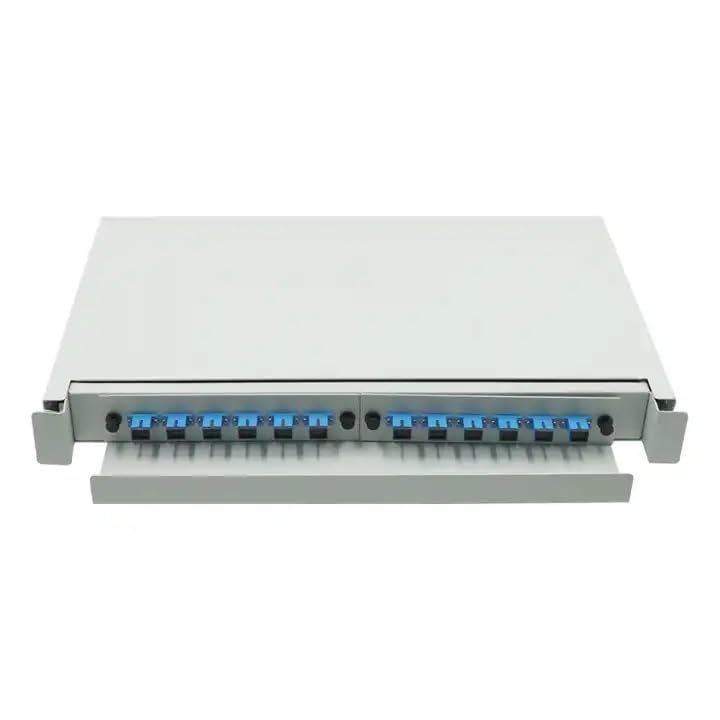 Buy Hanutech 12 Port SC/UPC Fiber Patch Panel, Pigtails Loaded Fiber ...