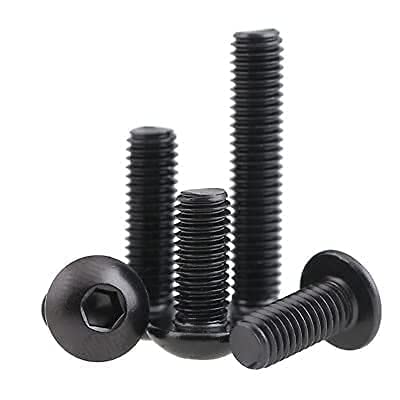 M5x16 mm Button Head Cap Screw High Tensile 10.9 Grad| Allen Head ...