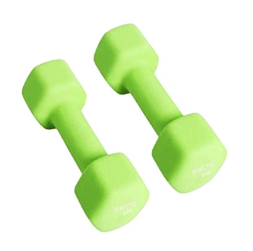 Amazon Brand - Symactive Neoprene Coated Dumbbell for Gym Exercises ...