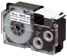 Casio XR-12WE1-W-DJ 12mm Black on White Tape : Amazon.co.uk: Stationery ...