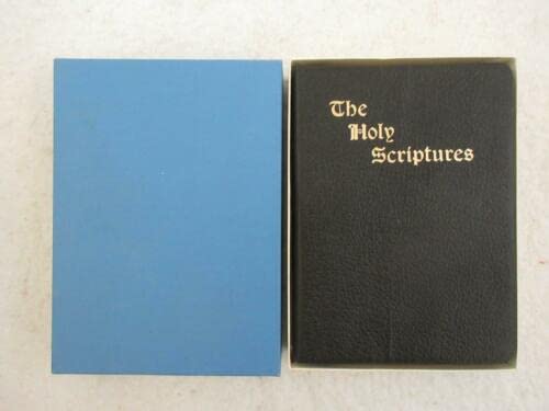 Rare THE HOLY SCRIPTURES According to the Masoretic Text New ...