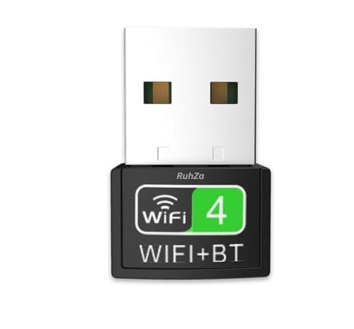 RuhZa 2 in 1 Wireless BT WiFi Dongle, Dual Band Bluetooth and WiFi ...