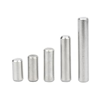 Solid Cylindrical pin 3-50pcs metal dowel pins stainless steel m2 m2.5 ...