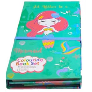 MontyMaestro - Foldable Colouring Books with Scratch Pads| Activity Toy ...