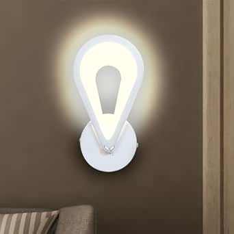 Errol White Body Home Decore Led Fancy Wall Light,Night Lamp,Decorative ...