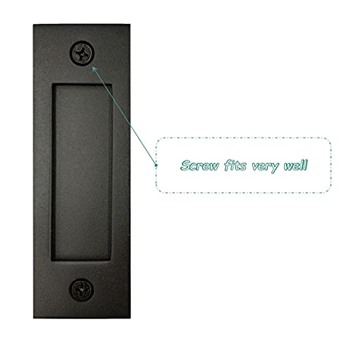 Snapklik.com : ZUIWAN 6 Heavy Duty Flush Pull Barn Door Handle ...