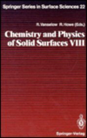 Buy Chemistry and Physics of Solid Surfaces VIII: 8 Book Online at Low ...