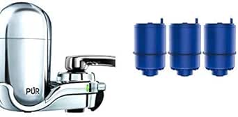 Pur Faucet Mount Water Filtration System with 4 Filters: Amazon.com ...