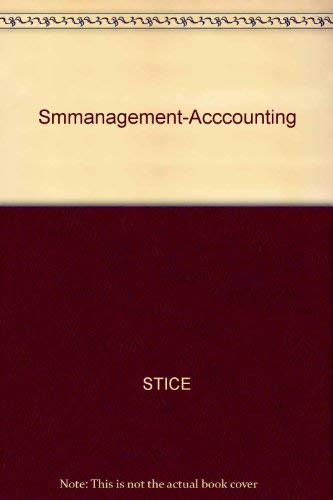 SM,Management-Acccounting: 9780324207101: Amazon.com: Books