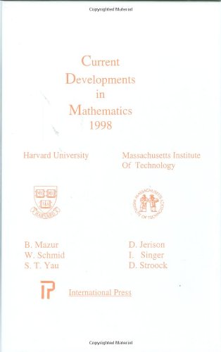 Amazon.com: Current Developments in Mathematics 1998: 9781571460776: B ...