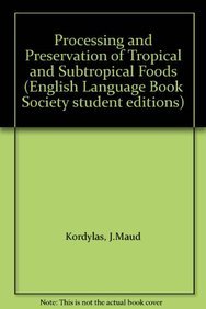 Buy Proc & Preserv Trop Foods Elbs Book Online at Low Prices in India ...