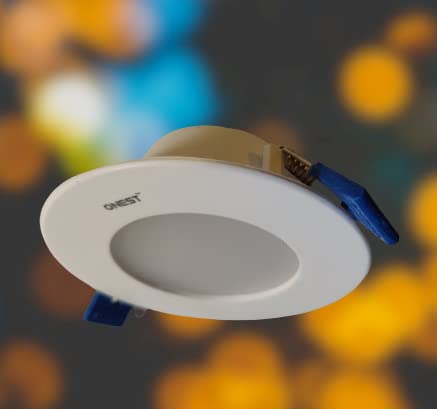 Onest LED Ceiling Light - 4 Inch COB Downlight 6W - White Aluminum Body ...