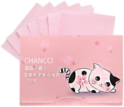 Darbee 100 Count Rose Pink Natural Green Tea Oil Control Film, Oil ...