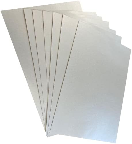 House of Card & Paper Silver Paper 120gsm x 30 Sheets Per Pack : Amazon ...
