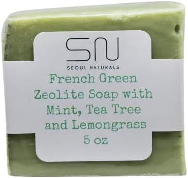 Amazon.com : Seoul Naturals Jade Mist Green Zeolite Soap with Mint, Tea ...