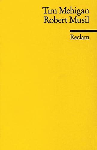 Amazon.com: Robert Musil. (German Edition): 9783150176283: tim-mehigan ...