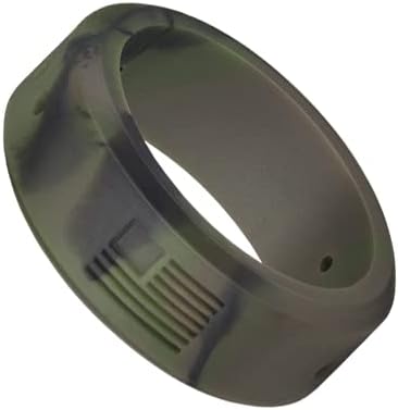 Tuff Rings Solid Silicone Ring Breathable Rubber Wedding Rings for Men ...