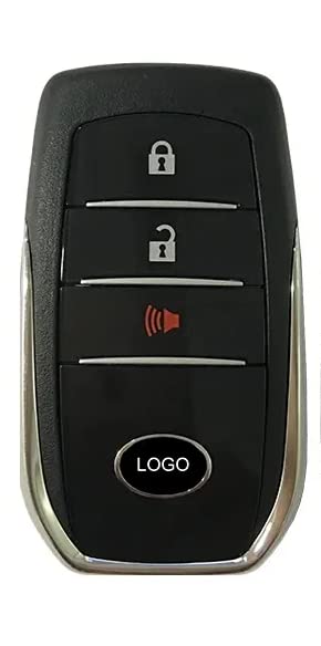 for Toyota Fortuner Push Button Smart Key Shell Remote Replacement Body ...