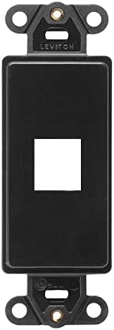 Leviton 41642-E QuickPort Decora Insert, 2-Port (Black) : Amazon.ca ...