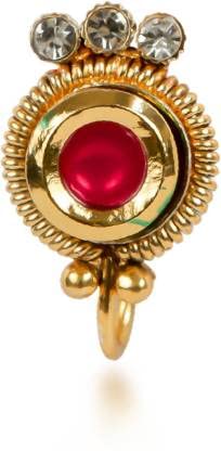 Buy Gargish Traditional & Stylish Gold Plated Round Shape Style Clip On ...