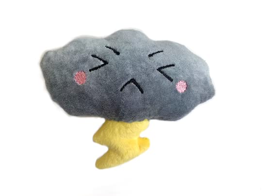 Amazon.com: Thunderstorm Plush Toy Stuffed Storm Plushie Toy Kawaii ...