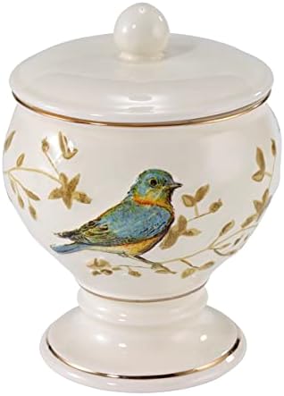 Amazon.com: Avanti Linens - Covered Jar, Countertop Organizer, Nature ...