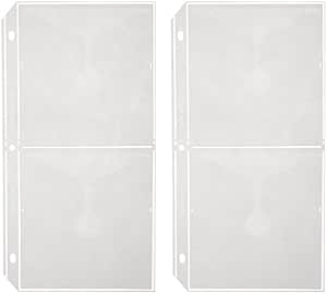 Amazon.com: C-Line Deluxe CD Ring Binder Storage - Stores 4 CDs/Page, 5 ...