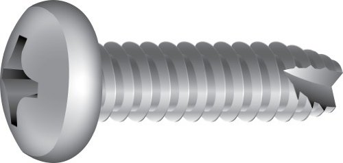 Thread Cutting Screws #8 X 1 1/4 (Pack of 1500): Thread Forming And ...