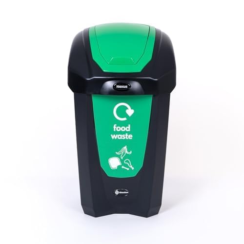 Glasdon Nexus 30 Food Waste Bin (Green Sticker) – 30-Litre Food Waste ...