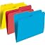Staples File Folders, 8-1/2 x 14 Legal Size, 1/2 Cut Tabs, Assorted ...