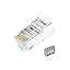 VIVOCH 50 Pcs Cat6 RJ45 Connectors, Cat6 RJ45 Plugs, Cat6 2-Piece Metal ...