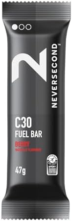 Amazon.com : Neversecond C30 Fuel Bar, Fast-Absorbing Carbs, Never2 C30 ...