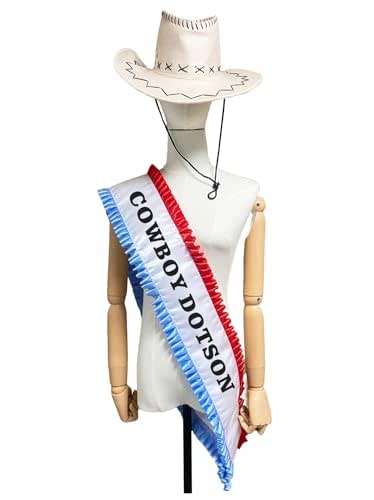 Amazon.com: Custom Cowboy Sash with Name for Concert Birthday Party ...