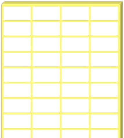 Amazon.com : 1000 Pieces, 2 x 1 inch - White Labels Stickers to Write ...