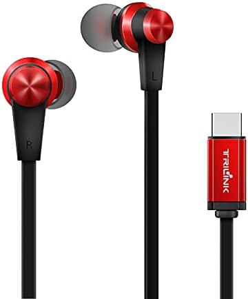 TriLink Auricolari USB Tipo C con Microfono (Hi-Res, DAC Chipset ...