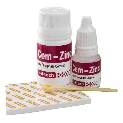 CEM-ZINC PHOSPHATE CEMENT 30G POWDER + 15G LIQUID + MIXING PAD & MIXING ...