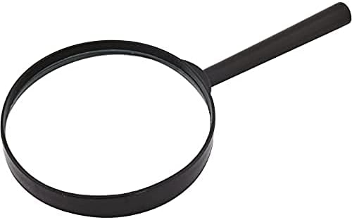 NANAOUS Magnifying Glass 10X 100 mm Antique Reading Shatterproof ...