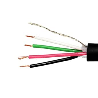 Amazon.com: SIRS-E Rapco Horizon DMX-2PR 4 Conductors + Drain (2 Pair ...