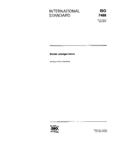 ISO 7488:1991, Dental amalgamators | Amazon.com.br
