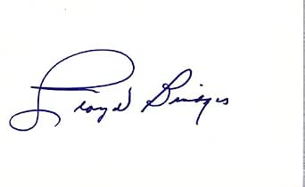 Lloyd Bridges - Signature at Amazon's Entertainment Collectibles Store