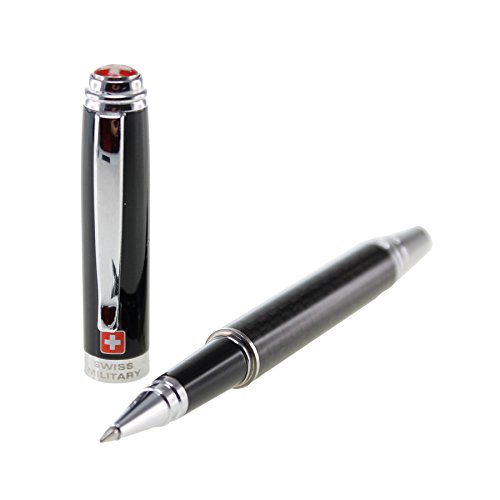 Swiss Military Roller Ball Pen (Black) : Amazon.in: Office Products