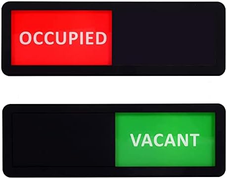 Amazon.com : Kichwit Vacant Occupied Sign for Office or Home, Privacy ...