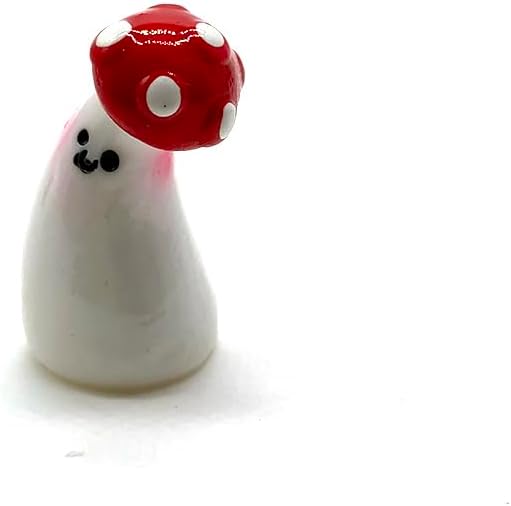 7 piezas de mini hongos rojos artesanías pequeñas hadas hongos de ...