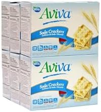 Amazon.com: AVIVA ORIGINAL SODA CRACKERS | INDIVIDUALLY WRAPPED FRESH ...